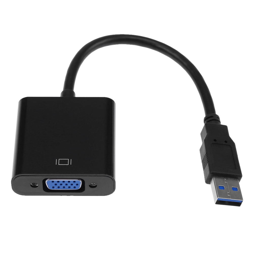 New USB to VGA Adapter Graphics Card Converter Support Adapter 1080P ...