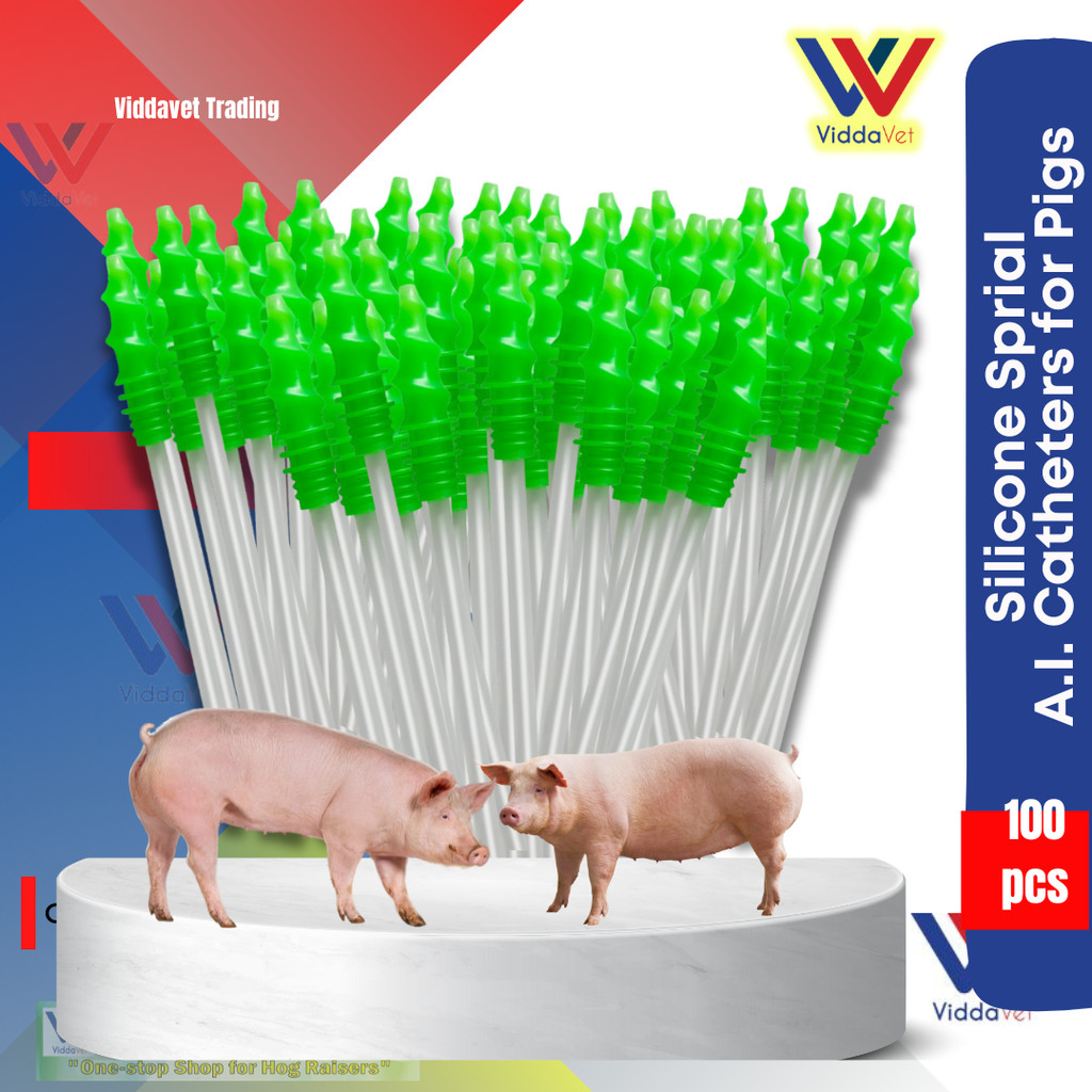 100 pcs catheter Spiral ai catheter for pigs 100 pcs spiral artificial ...