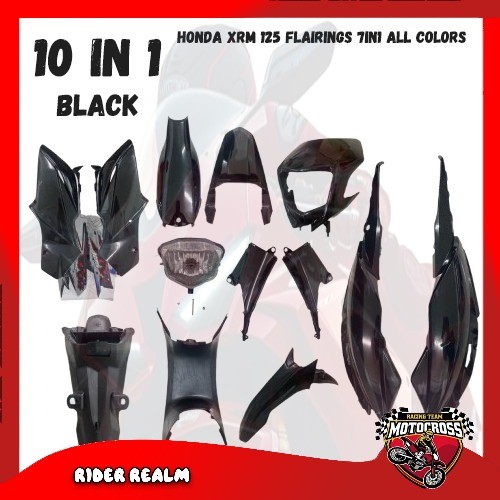 HONDA XRM 125 FLAIRINGS 10IN1 AND 7IN1 ALL COLORS FOR MOTORCYCLE ...