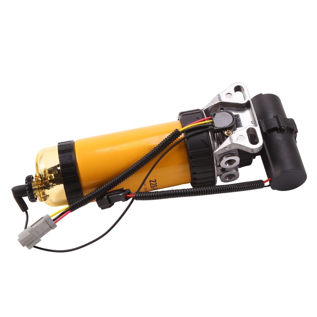 Fuel water separator fuel filter assembly with electronic pump for ...
