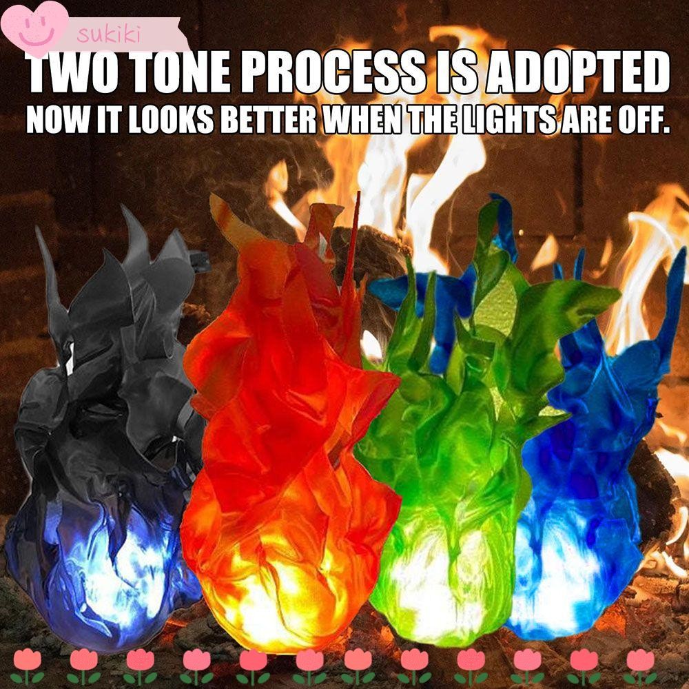 SUKIKI Floating Fireball, Halloween Decor Cosplay Props Ghost Fire Lamp ...