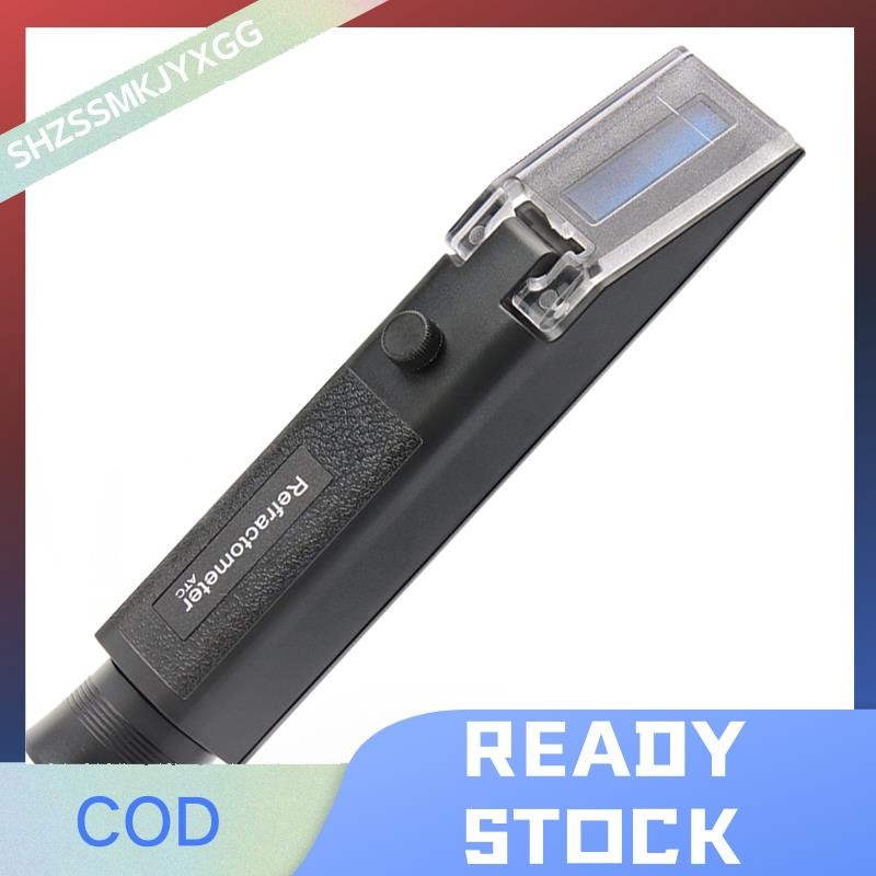 1 PCS Black Refractometer Beer Brix Wort Sugar Alcohol Meter 0-30%1.000 ...