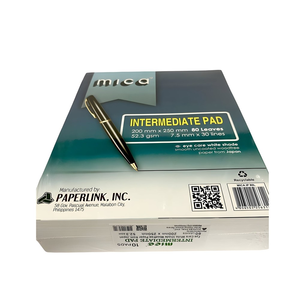 Mica Intermediate Pad Paper | 10Pads | Shopee Philippines