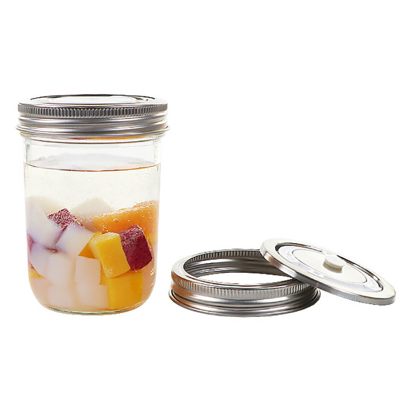Shopee-5019PH Timer Lid Mason Jar Stainless Steel Lid Mason Jar Timer ...