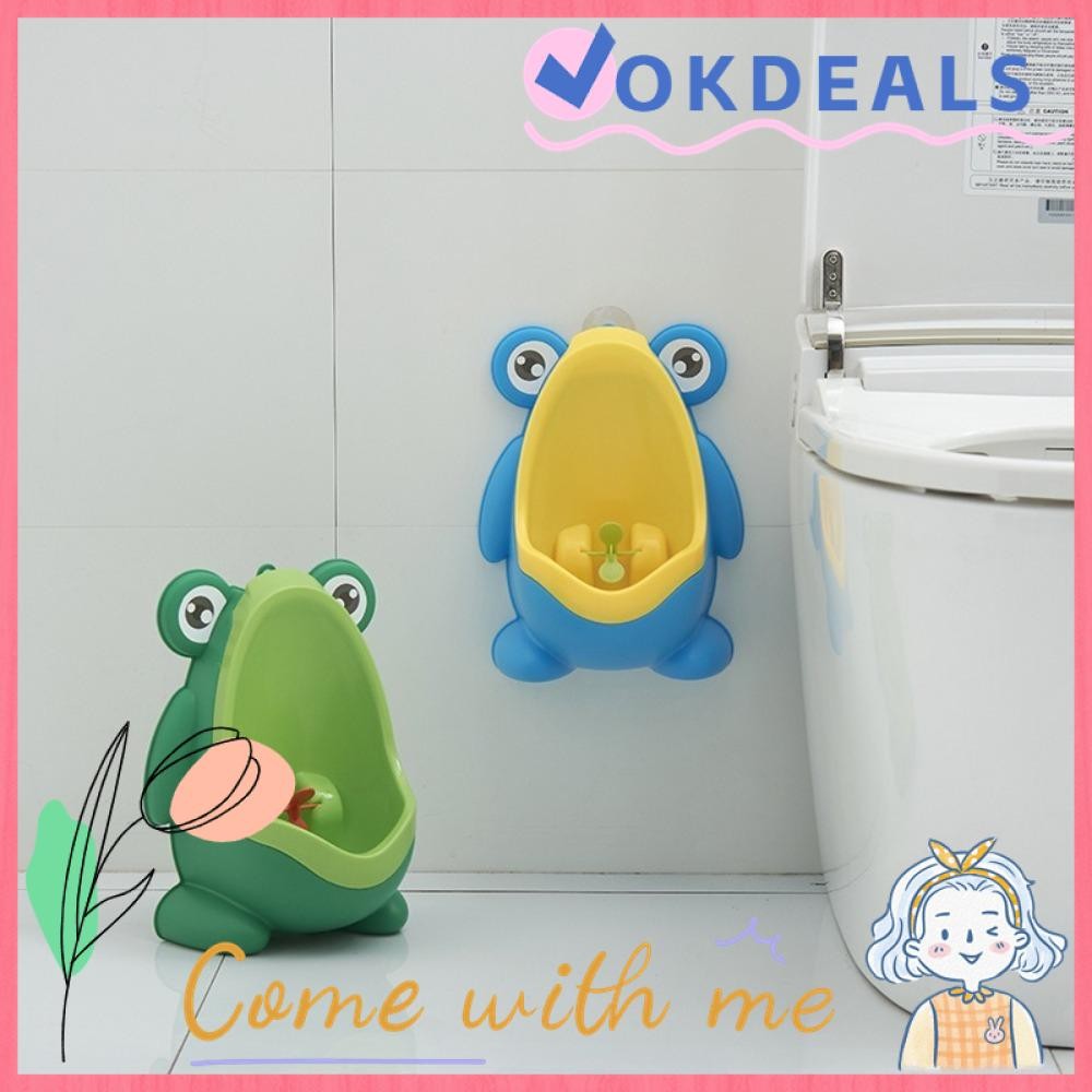 OKDEALS Frog Potty, Potty Training Wall-Mounted Toilet Urinal Trainer ...