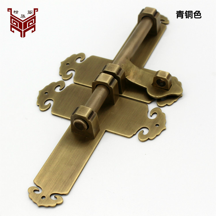 Antique Brass Latch Door Lock Door Bolt Chinese Style Door Vintage ...