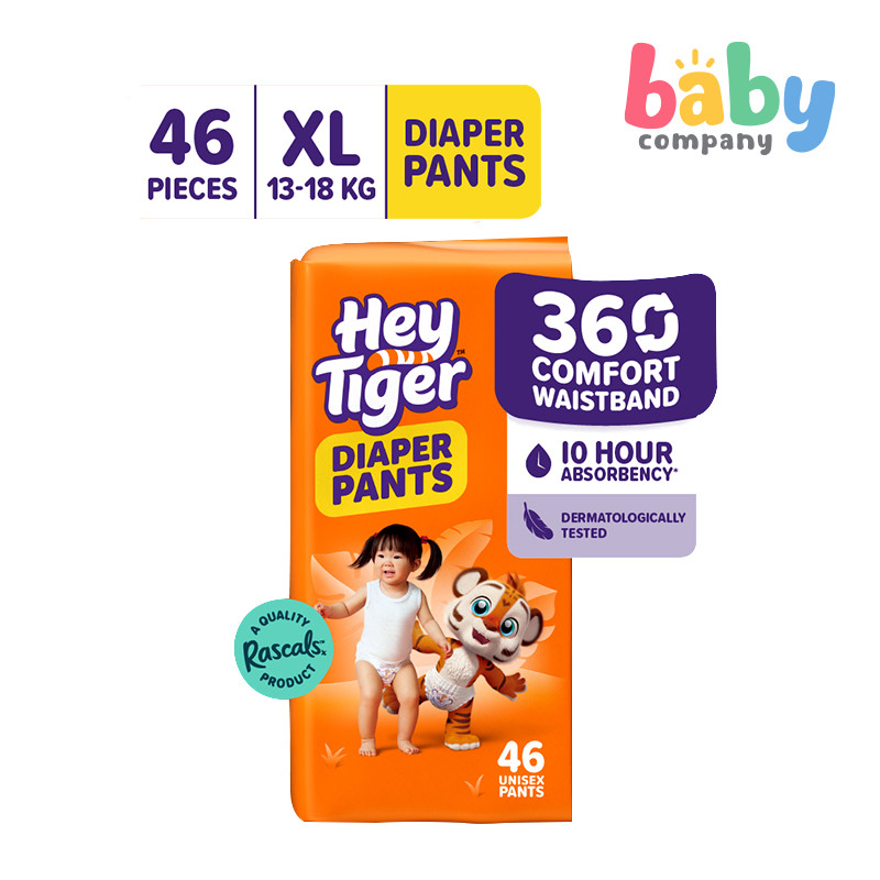 Hey Tiger Active Diaper Pants, Jumbo Pack - XL, 46 pads | Shopee ...