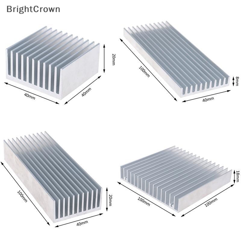 null Extruded Aluminum Heatsink For High Power LED IC Chip Cooler ...