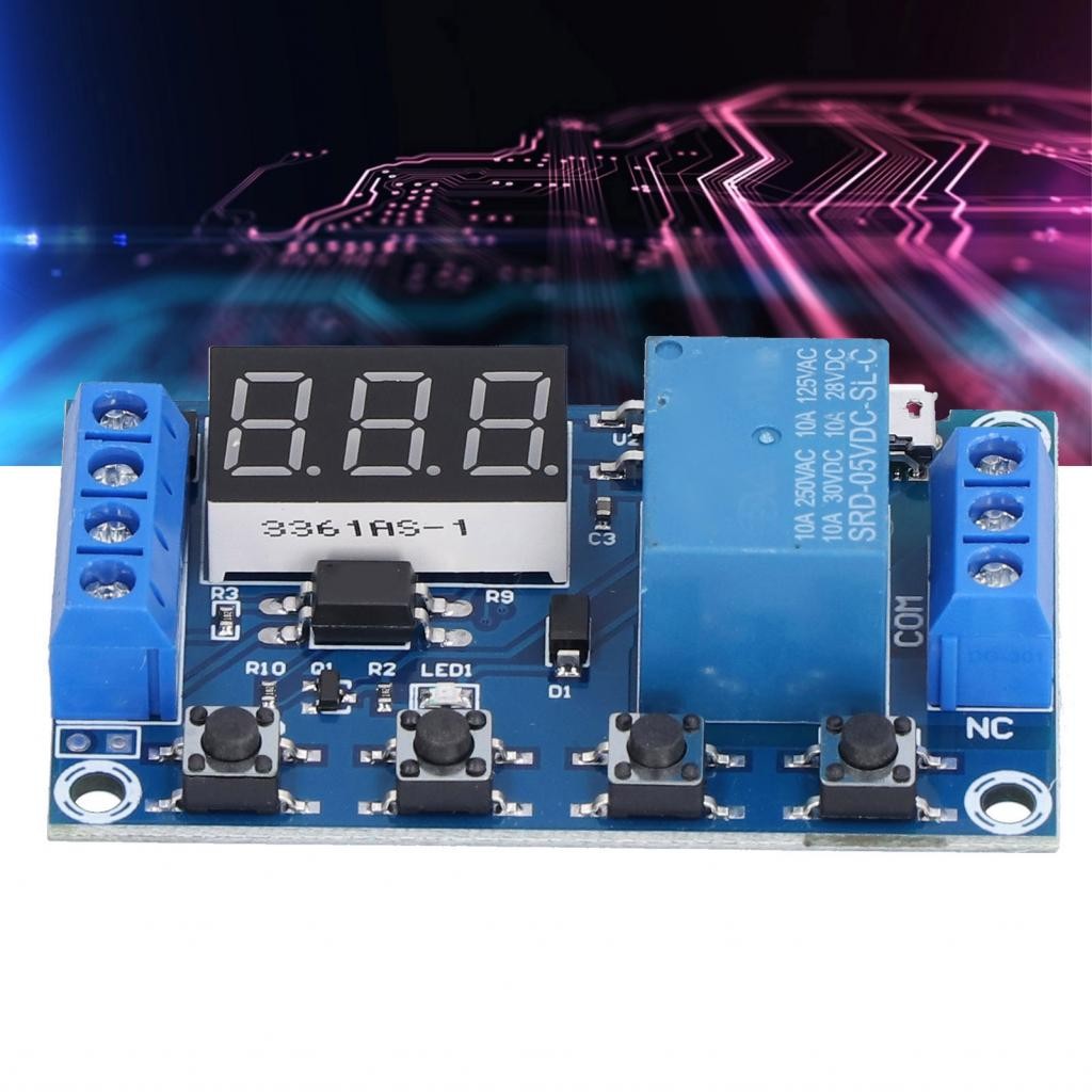 xguli-ph Timer Relay Module Powerful Functions Switch Easy To Use for Timing Control | Shopee ...