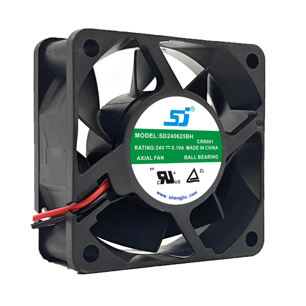 SJ SD240625BH/BU 6025 24V 0.19A 2-Line Inverter Dual Ball Cooling Fan ...