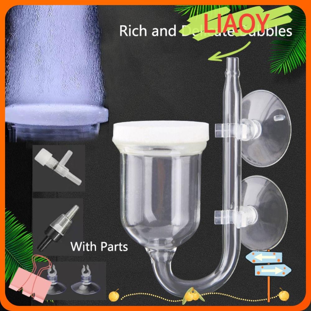 LIAOYING Glass Air Pump Sand Stone, Efficient Oxygenating Air Bubble ...