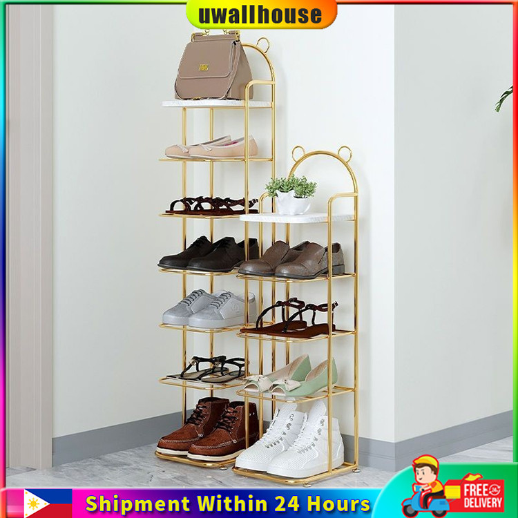 Creative and Cute Bear 5/7layers Metal Shoe Rack Storage Shelf Storage ...