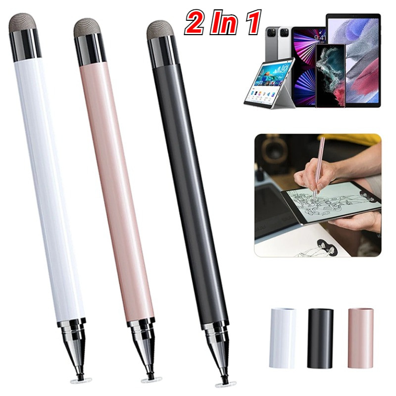 2 in1 Tablet Pen Drawing Screen Touch Pen / Draw Handwriting Double ...