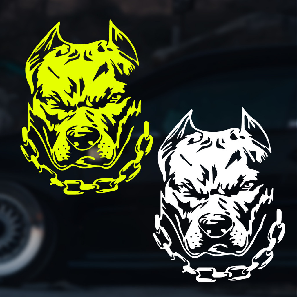 Bully Dog Reflective Motorcycle Scooter Car Sticker accessories Trunk ...