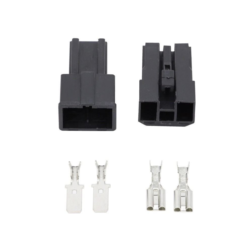 RQ+＞2 Pin Female And Male Auto Sensor Connector Battery Speaker Wire ...