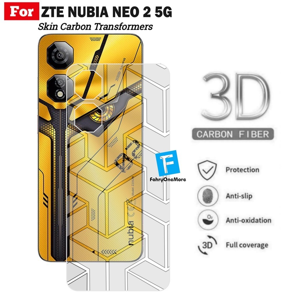 Skin Carbon Nubia Neo 2 5G Garskin Transformers Back Mobile Phone ...