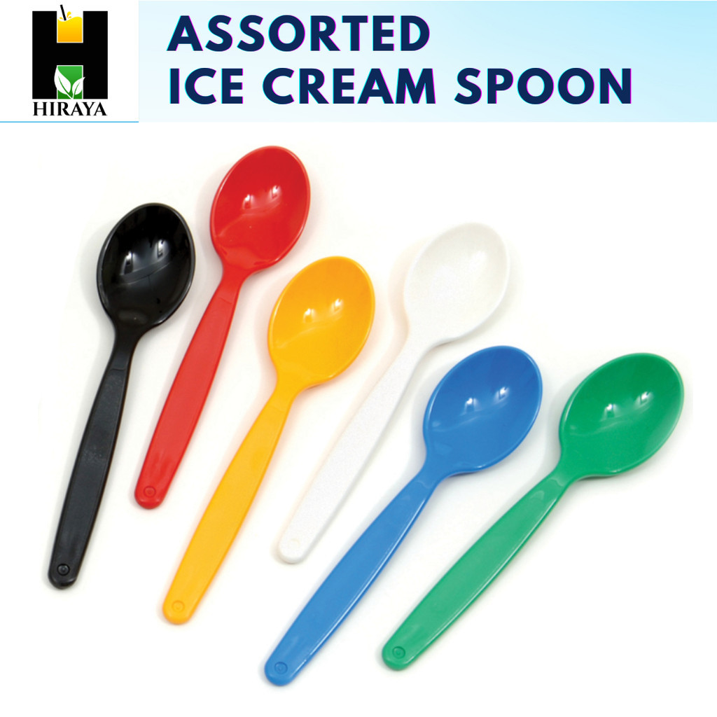 Assorted Ice Cream Spoon / Sundae Spoon / Colorful Mini Spoon / Dessert ...