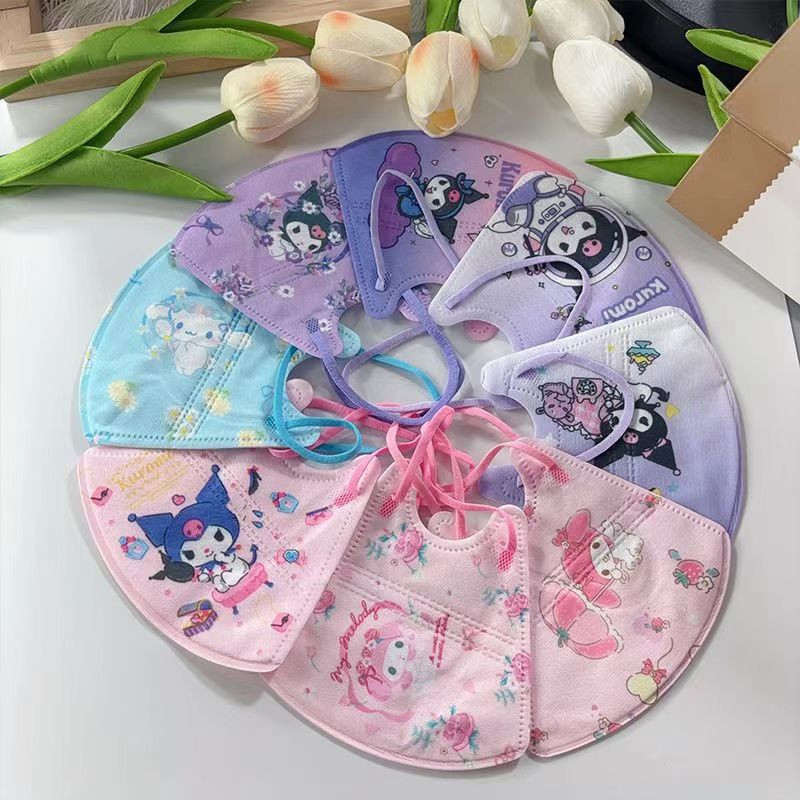 3D Children'S Cartoon Kuromi Mask 3-12 Year Old Students School Masks ...