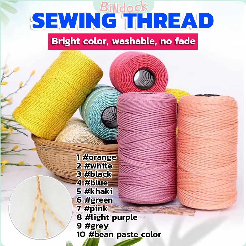 B.D. Polypropylene Nylon Sewing Thread for Crochet Knit Bag Hat 100g ...