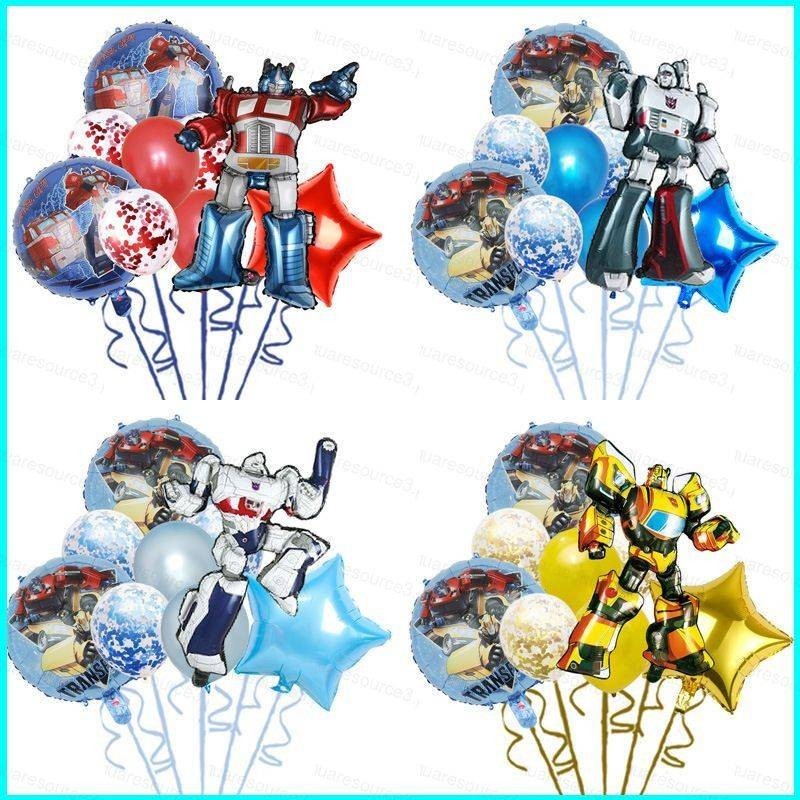 SQ3 Transformers Optimus Prime Bumblebee Cartoon foil Balloon Set kids ...