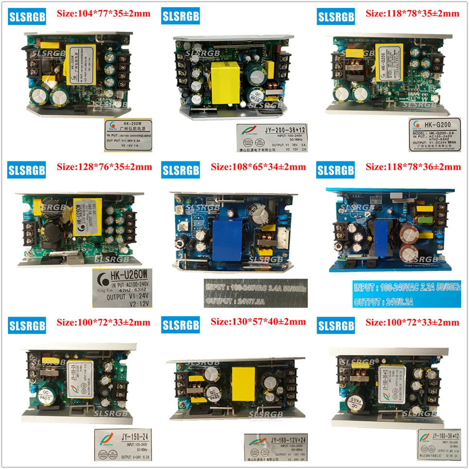 COD Led Par Light Power Supply 24V 180W 150W 200W 36V 12V 260W waterproof led par wall washer ...