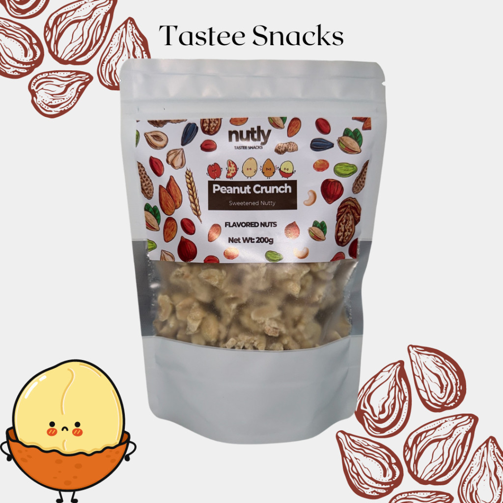 Nutly Peanut Crunch (Sweetened Nutty) (200g, 500g) - SJX Food | Shopee ...