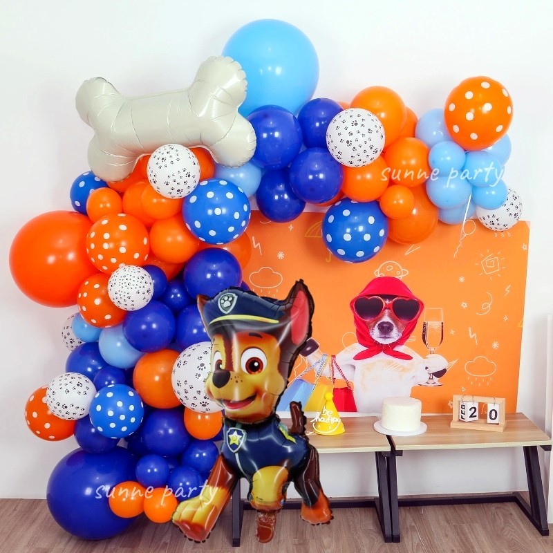 Paw Patrol Balloon Running Chase Theme Birthday Party Decor Garland Arch Kit Air Globos Baby ...