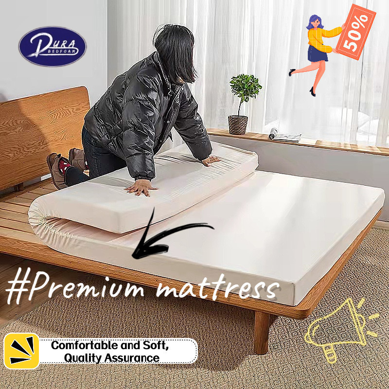 MOMODA DURA 6-inch Foam Mattress 6x60x75 Foam Mattress Memory Foam ...