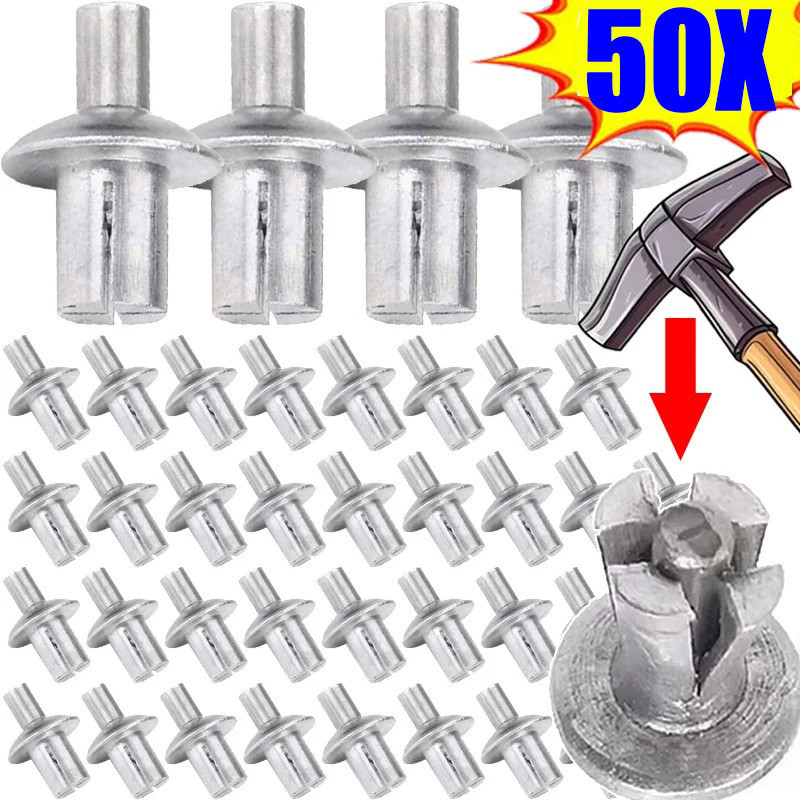 Aluminum Alloy Expansion Rivets - Hammer Drive Expansion Nails - Screws ...