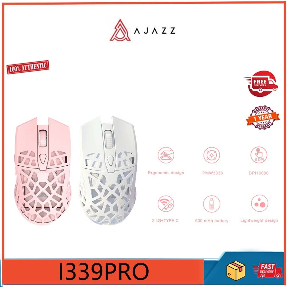 Ajazz I339Pro 2.4G wireless gaming mouse, 16000 dpi programmable mouse ...