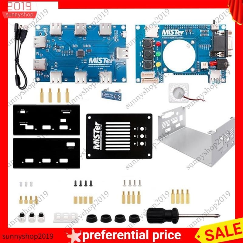 【sunnyshop2019】Metal Case for Mister FPGA Core Control Suit for DE10-Nano with Main Board I/O ...