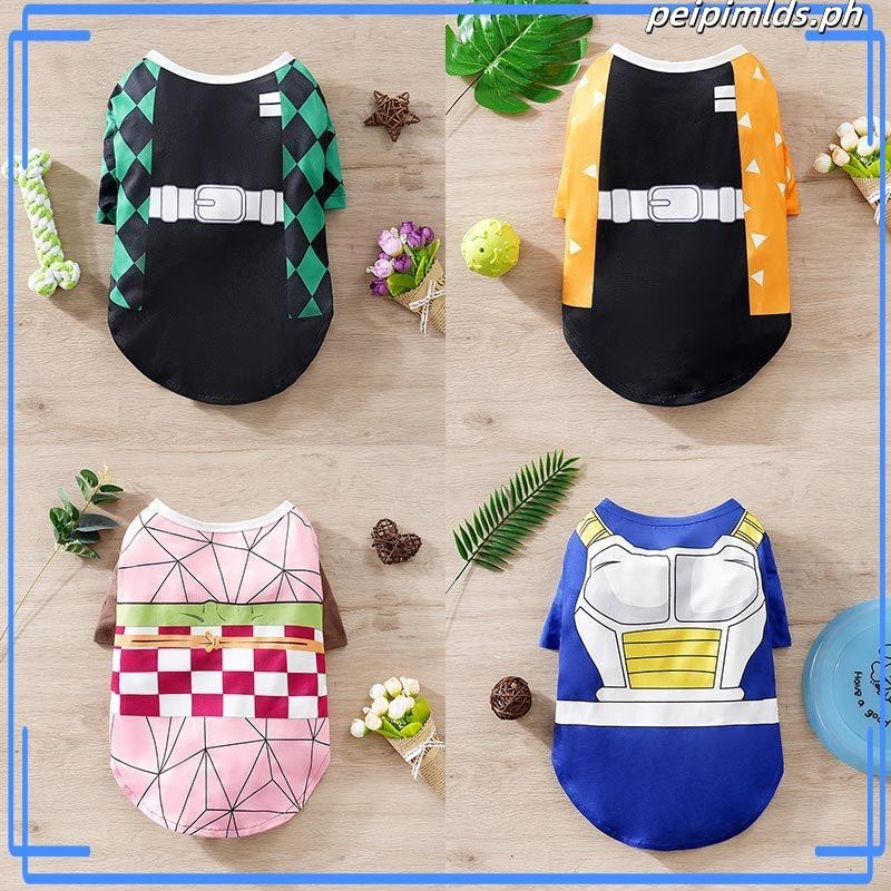 Pet Costume Cat Dog Casual Cool Street Demon Slayer Puppy Clothes ...