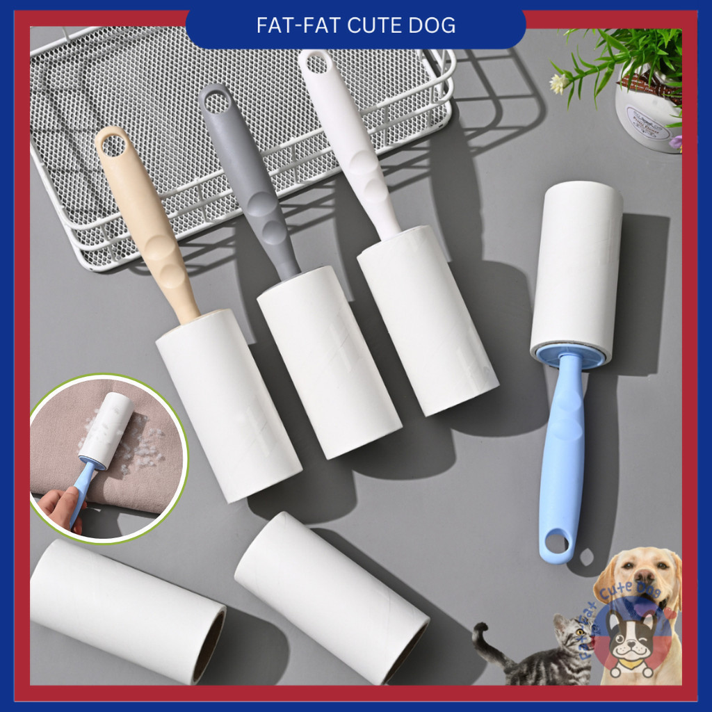 [Fat Fat Cute Dog] Sticky Pet Fur Cleaner Hair Roller Cleaning Dust ...
