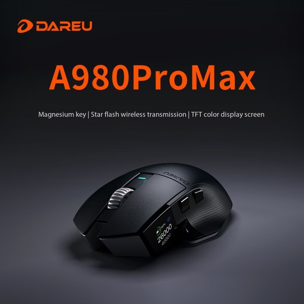 DAREU A980pro Max three-mode Wireless Gaming Mouse 3950 Sensor Magnesium Alloy keys Wireless 4k ...