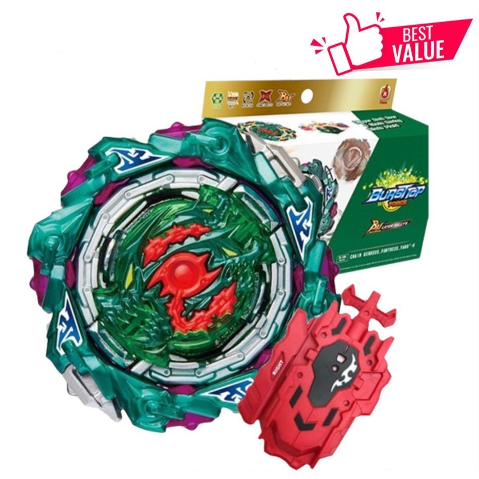 Beyblade Burst B-198 01 Chain Kerbeus with LR Launcher Beyblade ...
