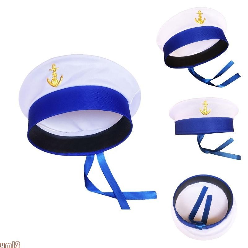 yml2 Sailor Hat Yacht Captain Hat Navy Marine Hat Sailor Captain ...
