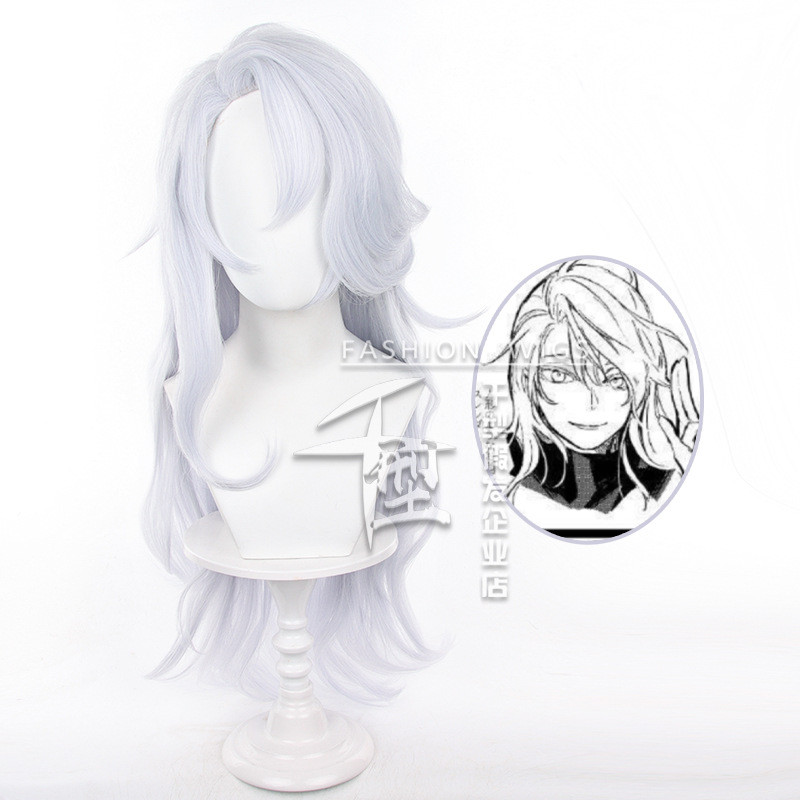 Female Gojo Satoru Cosplay Wig Jujutsu Kaisen Long Silver Heat ...