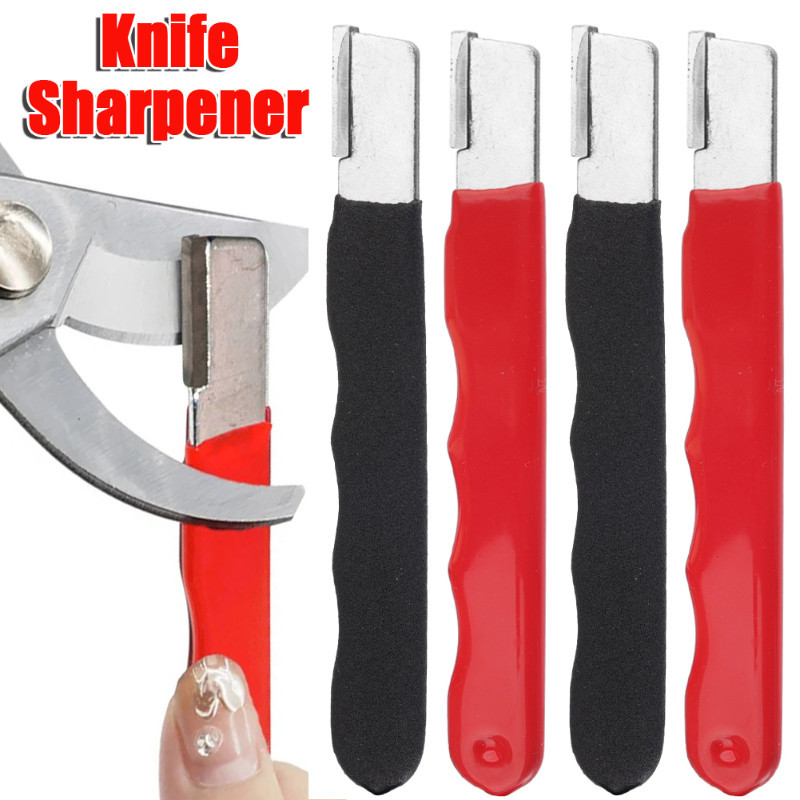 Outdoor Mini Portable Knife Sharpener Handheld Garden Scissors Sharpening Tools Sharpening