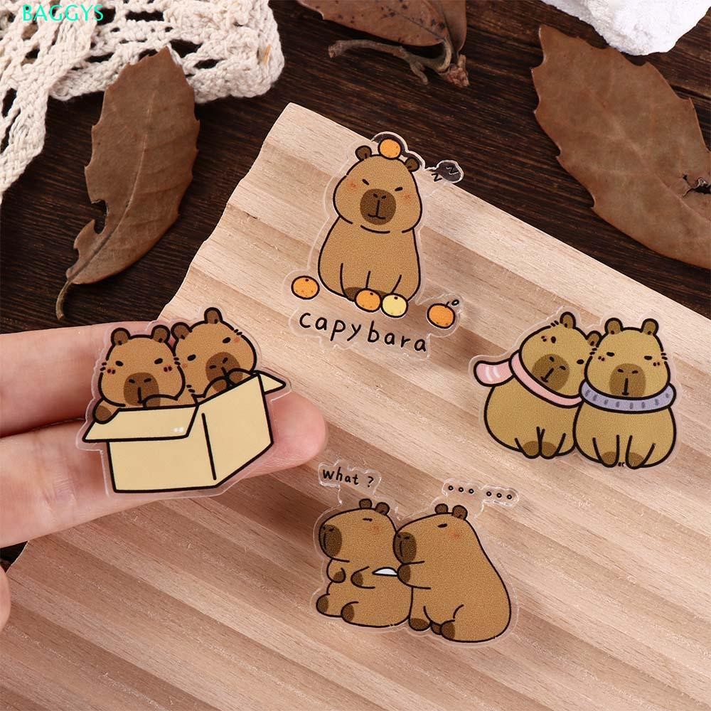 BAGGYS Acrylic Capybara Pin, Breastpin Cute Capybara Brooch, Exquisite ...