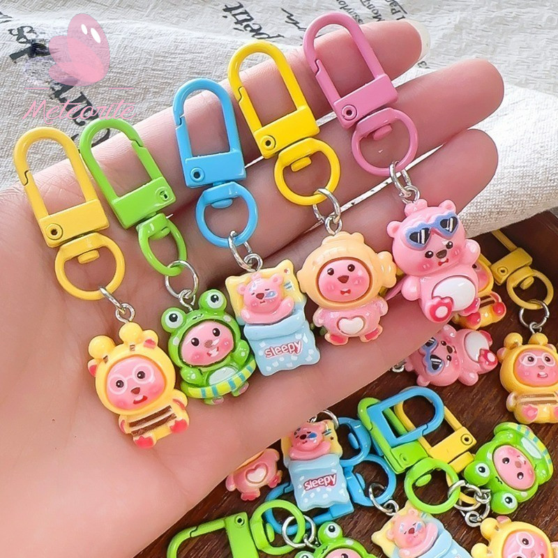 2Pcs Cute Loopy Key Chain - Cartoon Mini Doll Bag Hanging - Lovely Car ...