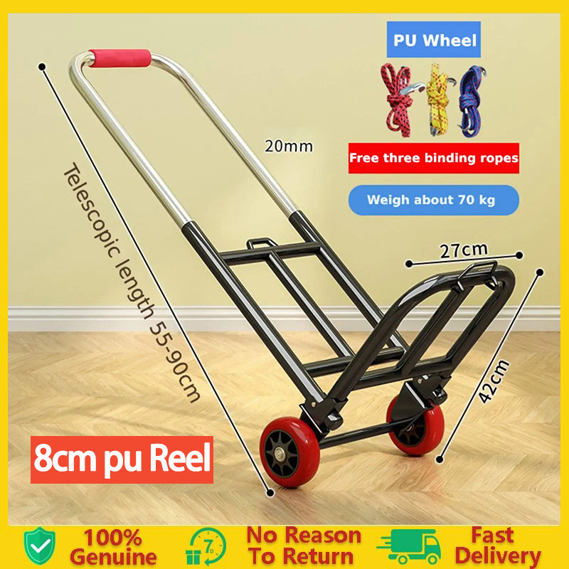 Trolley Multifunctional grocery trolley Folding aluminium wheeled cargo ...