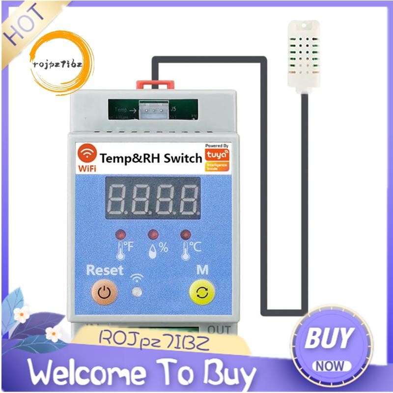 20A Tuya WiFi Temperature Humidity Switch Timer Temp/Humidity Control Switch APP Control for ...