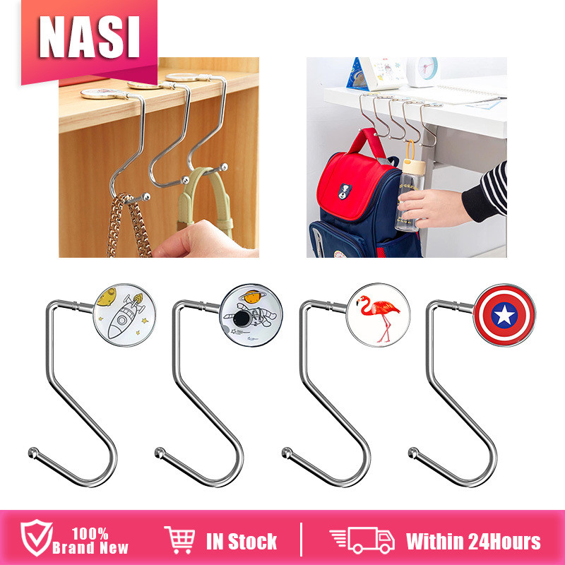 Cartoon Table Bag Hook Durable Metal Multi-Purpose Desk Purse Bag ...