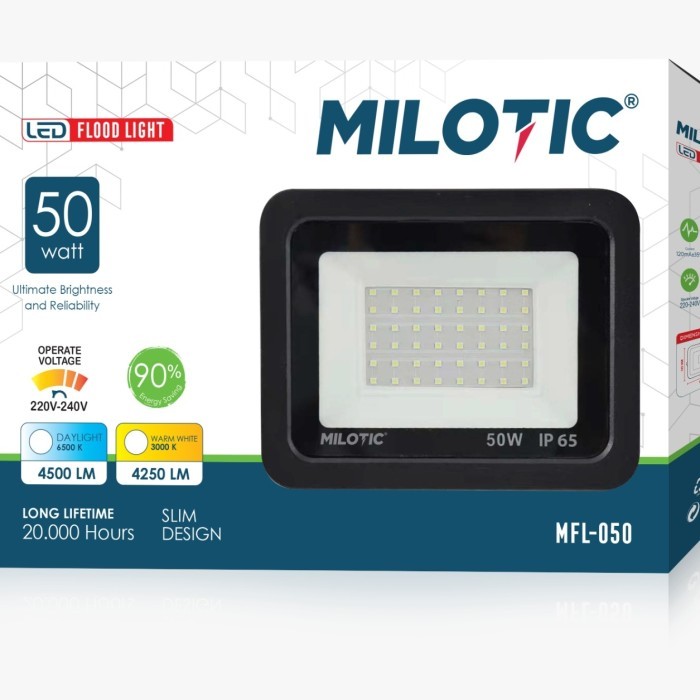 Flood Light Milotik MFL-50 50watt Quality 50W 50W Shooting Light ...