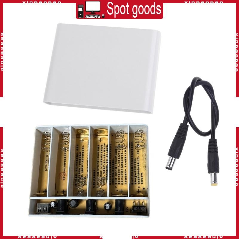 XI USB 5V 9V 12V Output DIY Boxs 6x 18650 UPS for Routers | Shopee ...