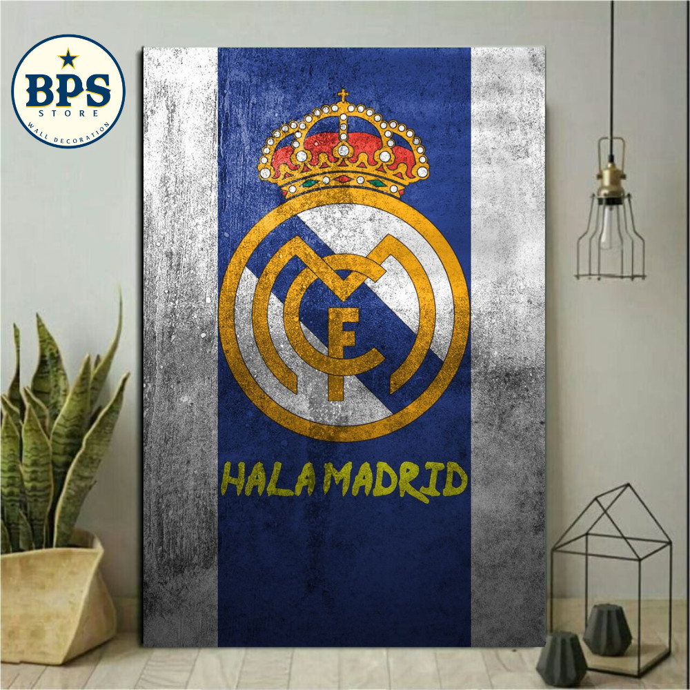 HIASAN DINDING KAYU Real MADRID WOODEN POSTERS - REAL MADRID POSTERS ...