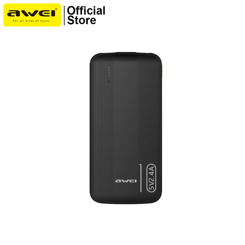 Awei P20K 10000mAh Powerbank 2.4A Fast Charge LED Power Display ...