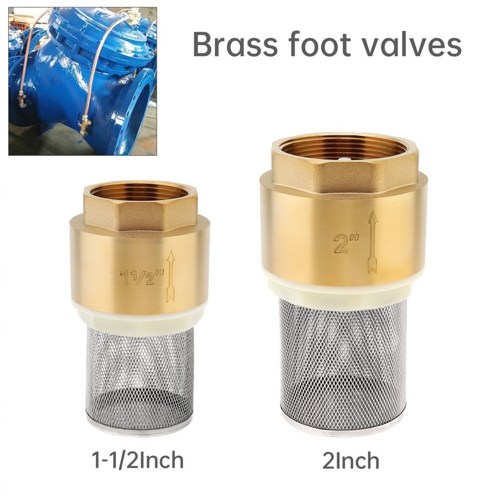 1-1/2inch 2inch Water Pump Bottom Valve Brass Check Valve for ...
