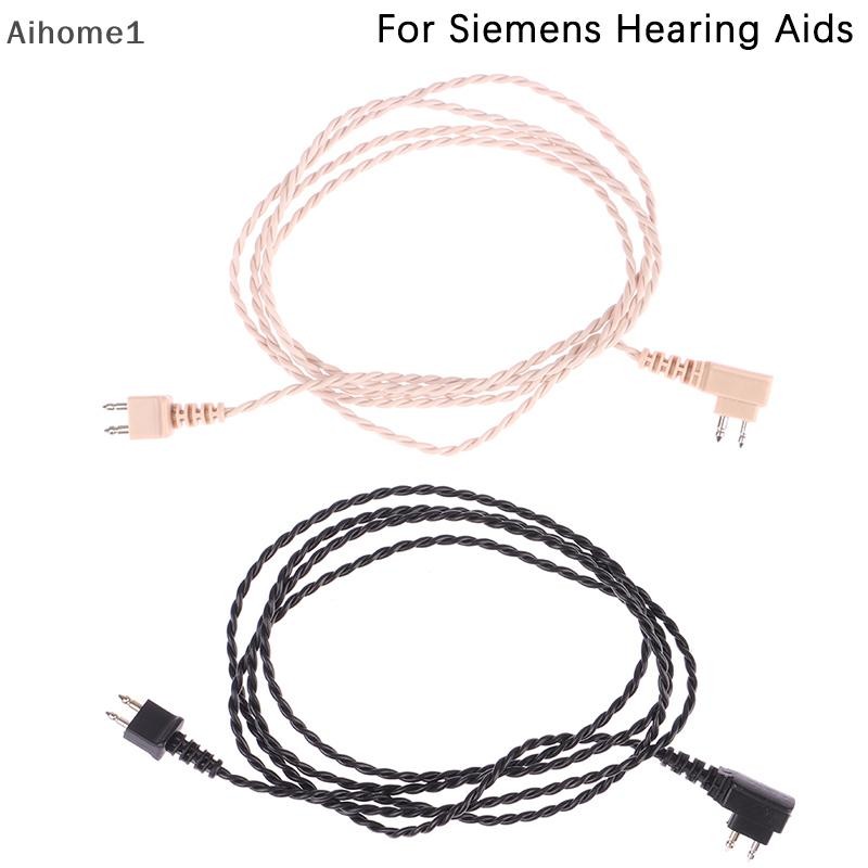 Aiho Hearing Aid 2 Pin Cable Body Aids Unilateral Cord Wire for Pocket ...