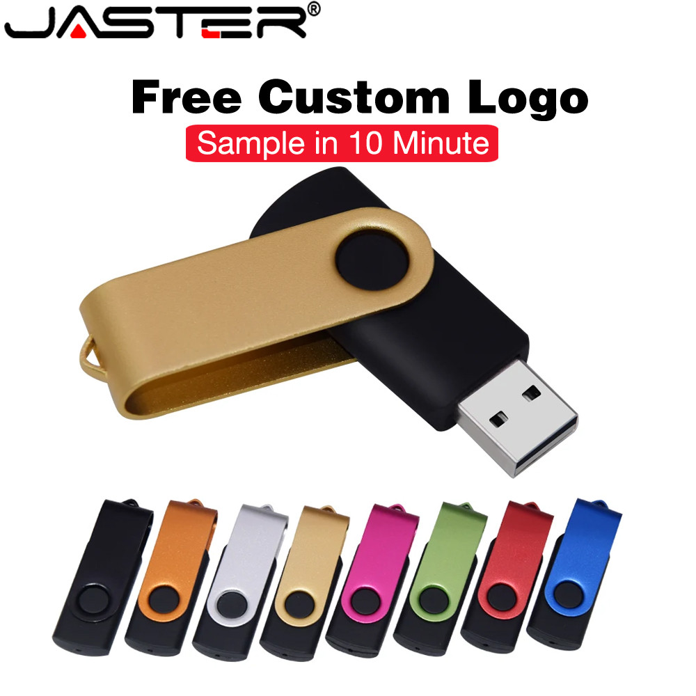 Fashion Rotatable USB 2.0 Flash Drive 128GB 64GB 32GB Colorful high ...